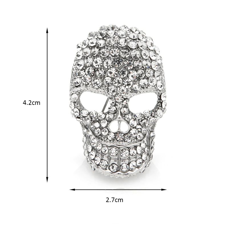 Segė Skull Crystal Silver